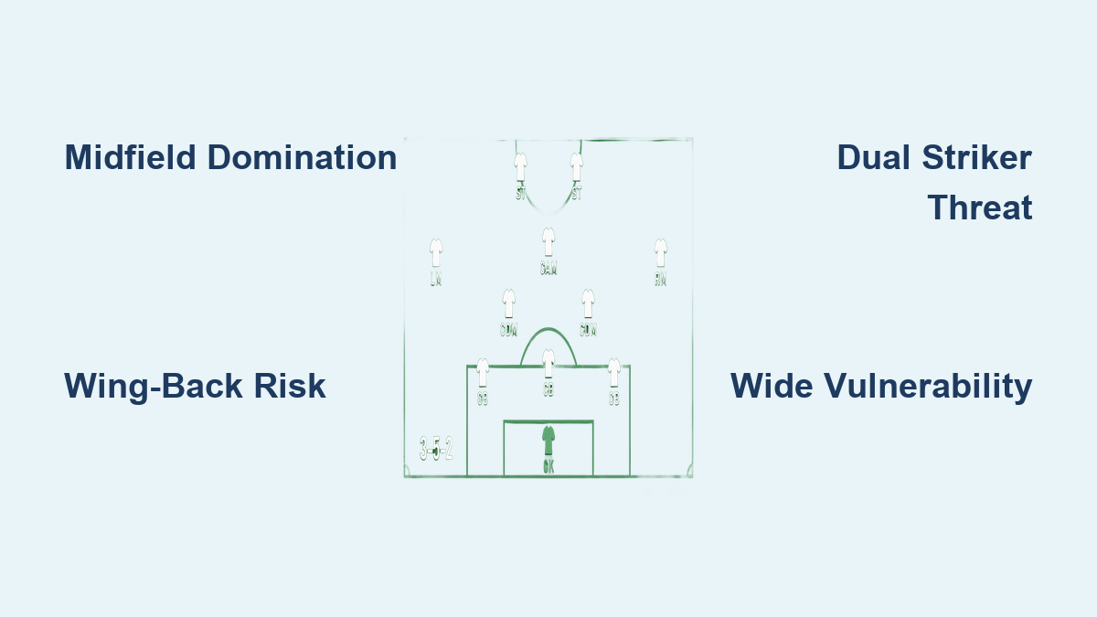 3-5-2 Formation: 5 Key Advantages & 4 Hidden Disadvantages